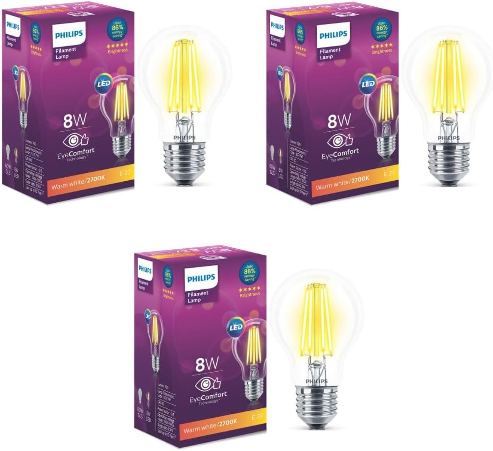 PHILIPS 9W A60 E27 LED Mini Starter with Bulb : Amazon.in: Home & Kitchen