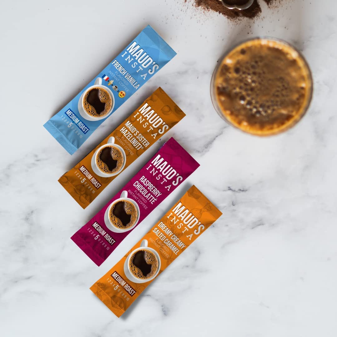 Snapklik.com : Mauds Flavored Coffee Variety Pack Instant Coffee ...