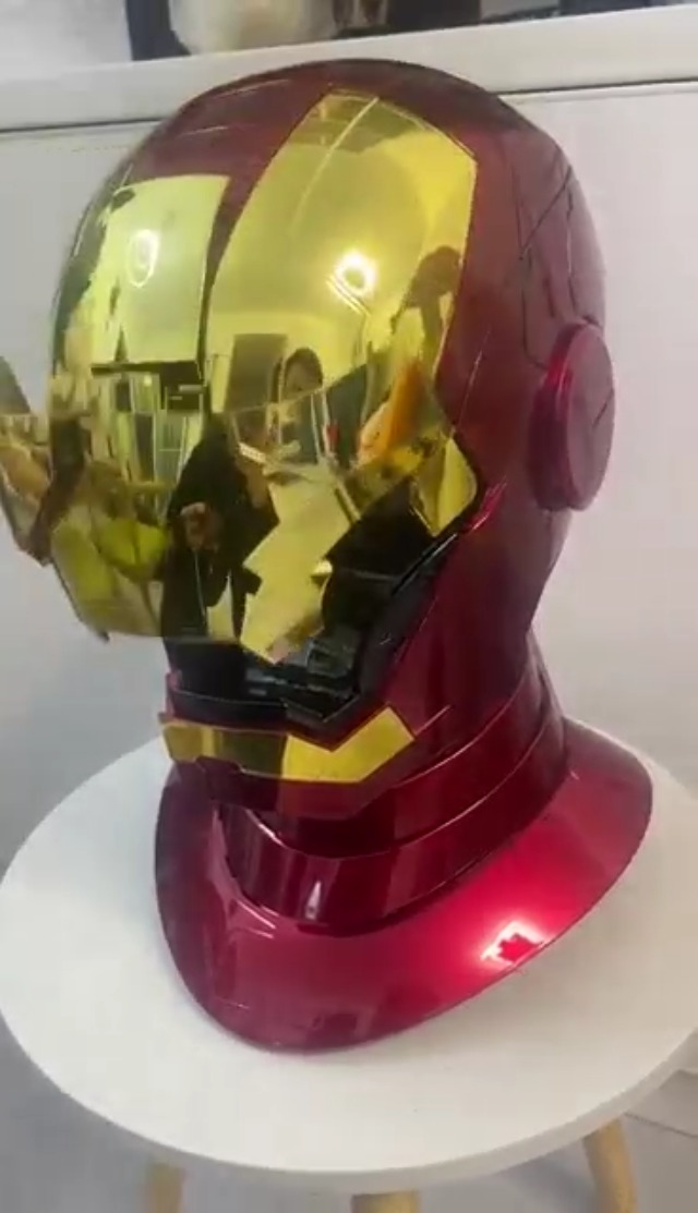 Watch Iron Man Mk5 Gold Helmet on Amazon Live