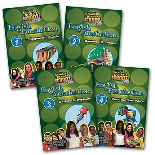 Amazon.com: Standard Deviants School - English Punctuation Super Pack, Programs 1-4 (Classroom ...
