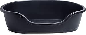 Petface Plastic Dog Bed, 70 cm, Black : Amazon.co.uk: Pet Supplies