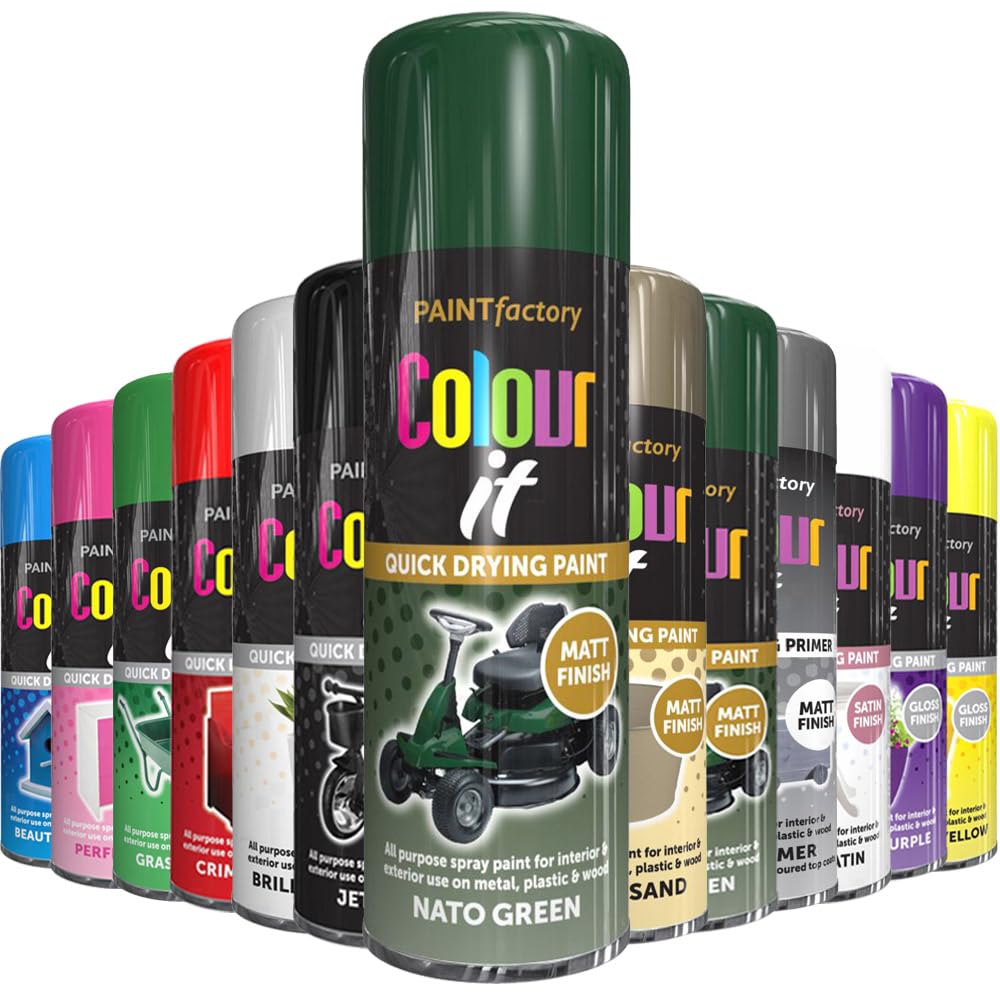 AlezyB - 1 x Nato Green All Purpose Aerosol Spray Paint 250ml ...