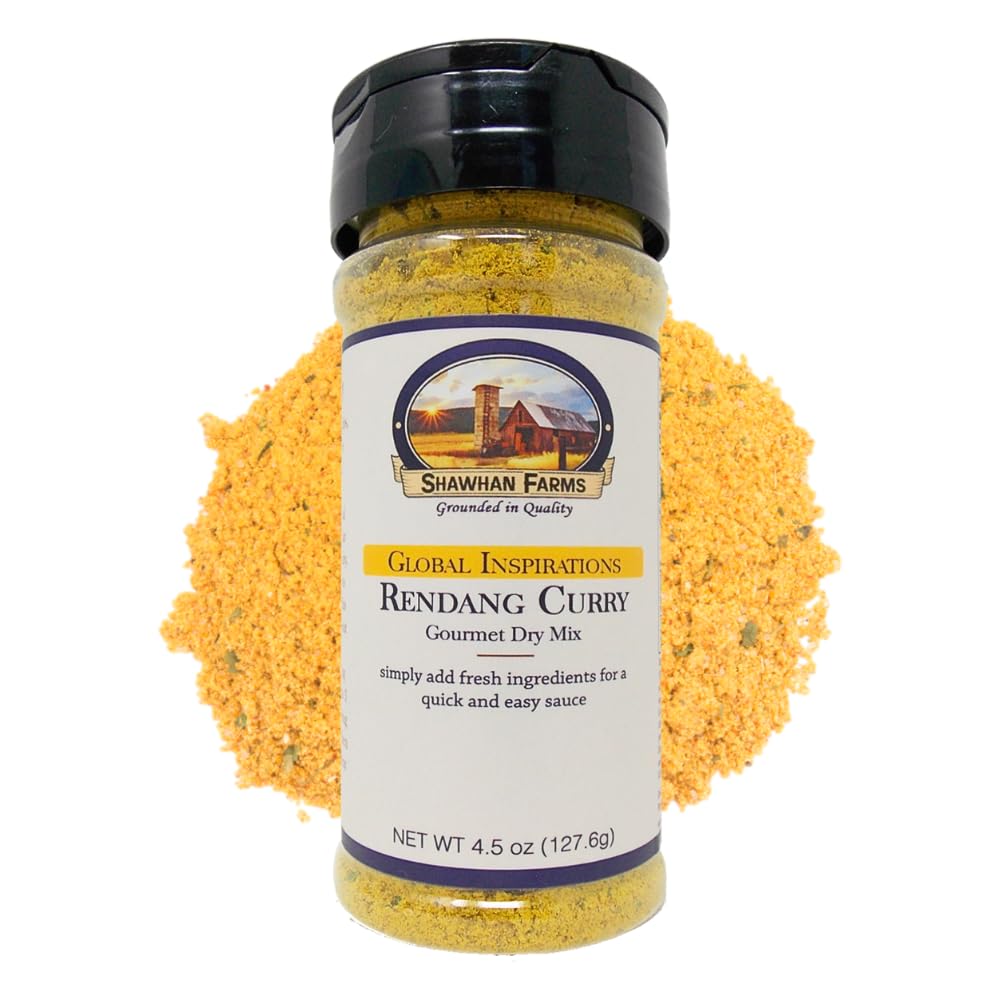 Amazon.com : Shawhan Farms Rendang Curry Dry Sauce Mix - Just Add Water ...