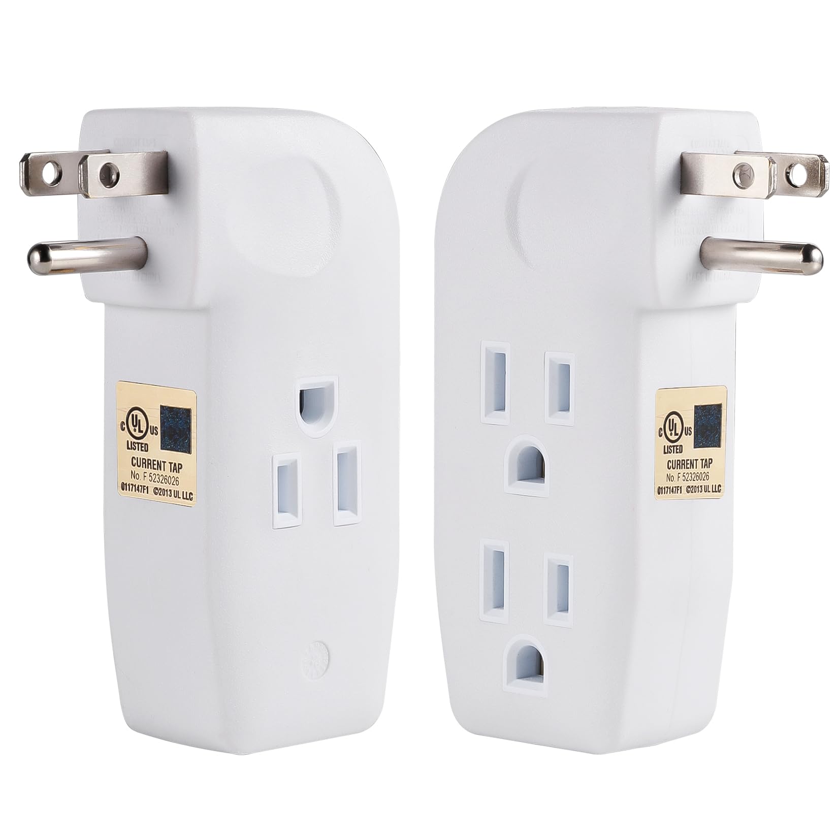 Snapklik.com : FiiMan 3 Outlet Wall Adapter, UL Listed 1875W/15Amps 3 ...