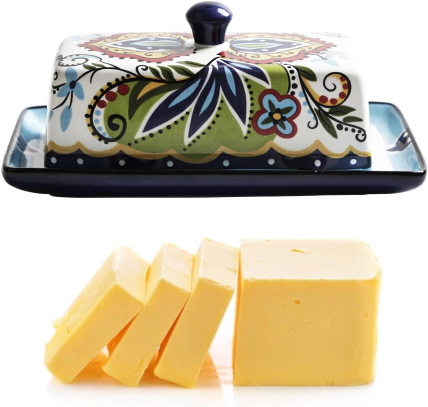 Amazon.com | The Pioneer Woman -Flea Market- Two Piece Floral Butter ...