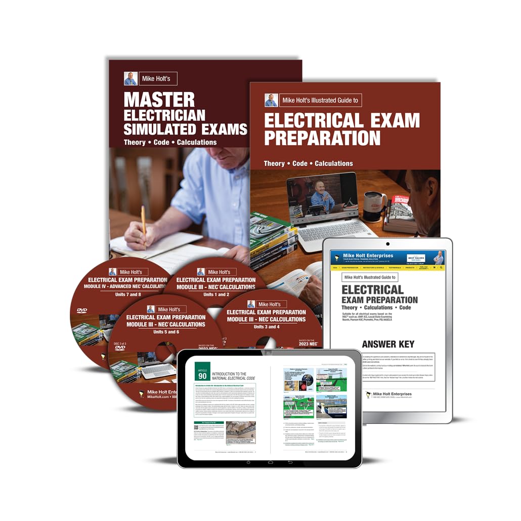 Mike Holt's Master Basic Electrical Exam Prep Training DVD Library ...