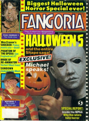 Fangoria Magazine Issue #88: Halloween 5 (November 1989): Anthony ...