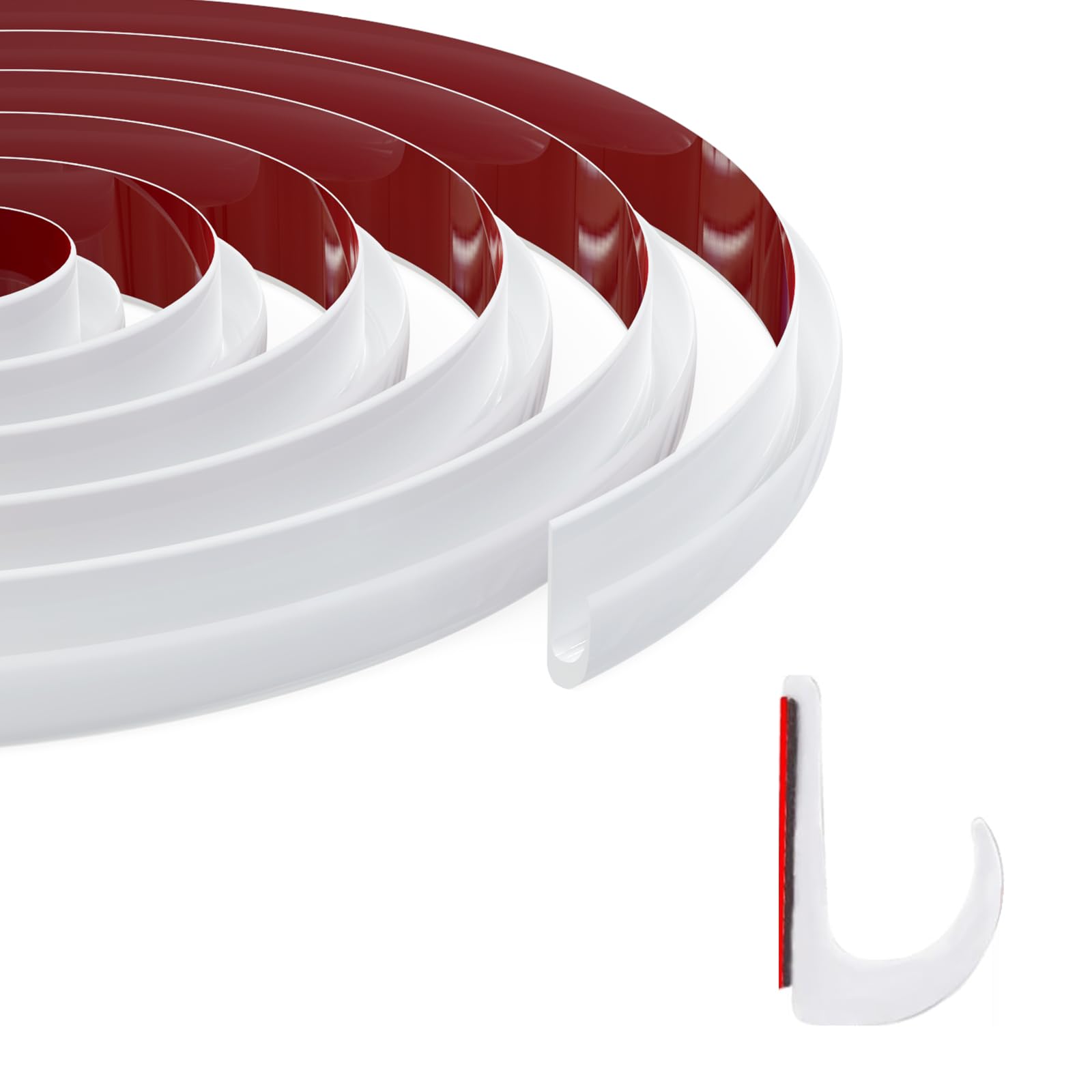 Amazon.com: Ameri PVC Plastic Rain Gutter for Cars, Vans, and RVs, Easy to Install Flexible Drip ...