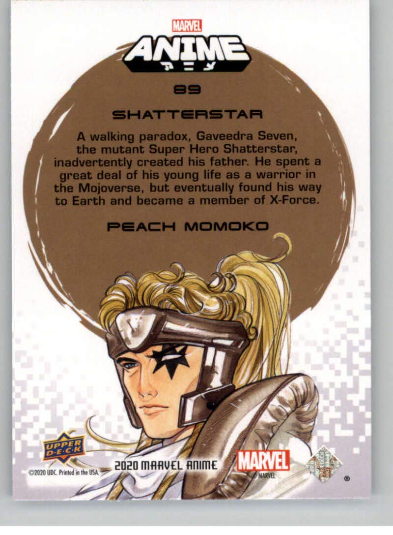 Shatterstar Marvel Card