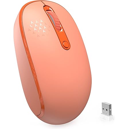 Amazon.com: J JOYACCESS 2.4G Wireless Mouse Soft Click, Silent Travel ...