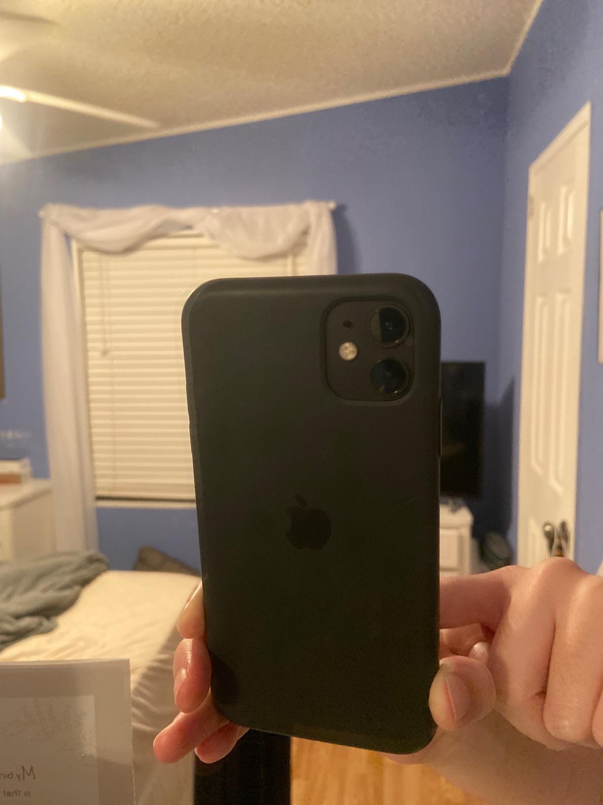 Amazon.com: Apple iPhone 11 Silicone Slim-Fit Case - Black, Wireless ...