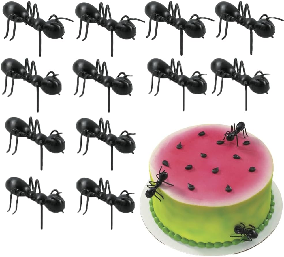 Amazon.com: 2 inch - Plastic Ants Cake Topper - 12 pcs : Home & Kitchen