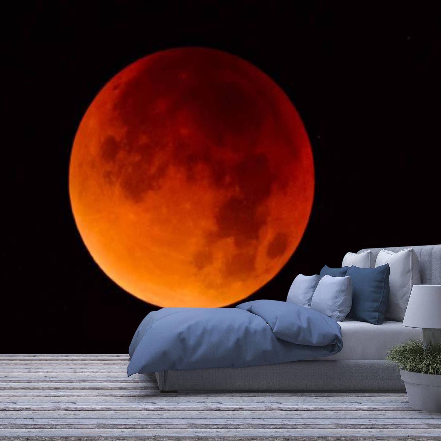 Blood Red Moon Wallpaper