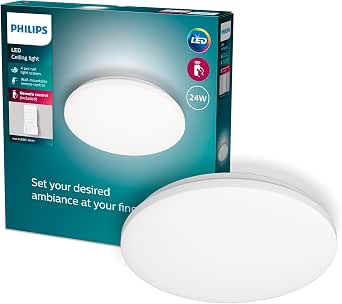 Philips Izso Ceiling light white - 24W - with remote control : Buy ...