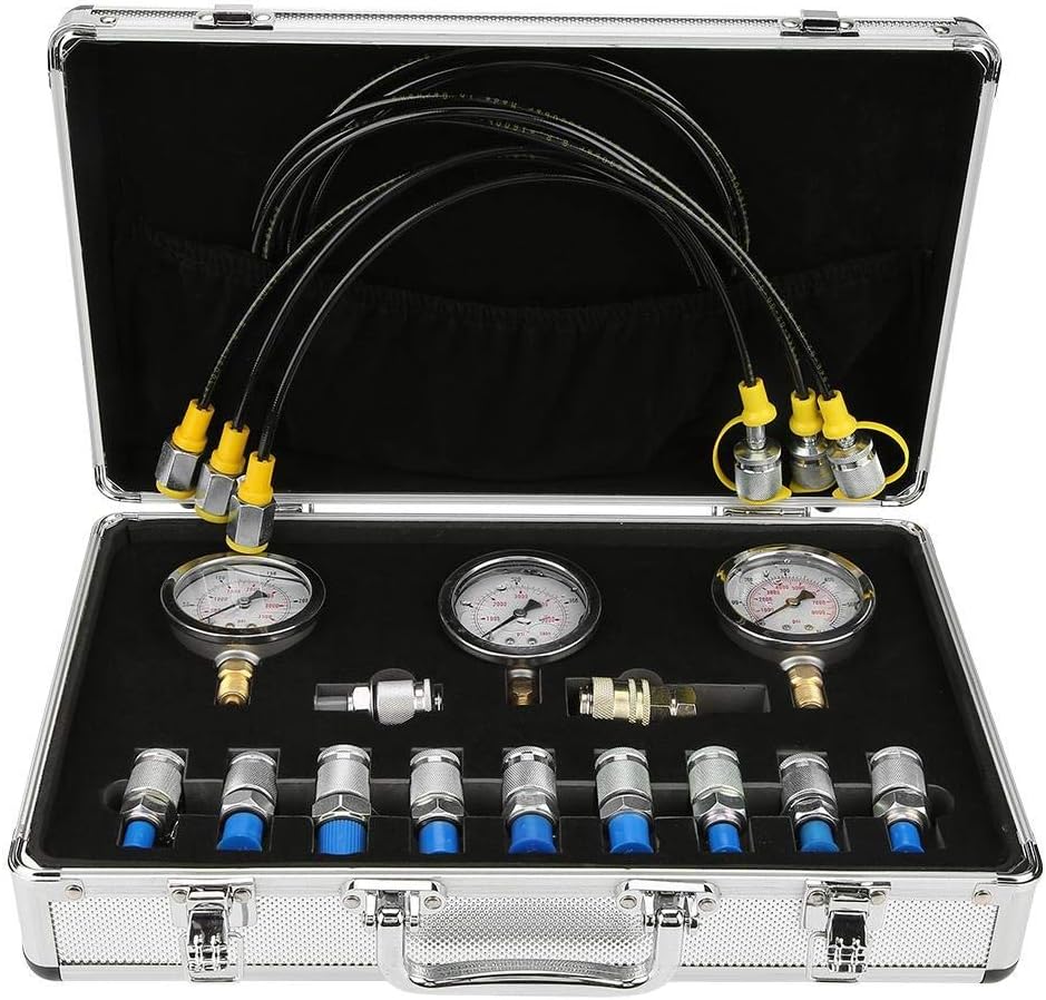 KEKEYANG Hydraulic Test Kit, Liquid Pressure Test Kit Hydraulic ...