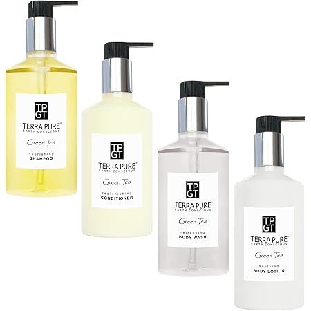 Amazon.com : Terra Pure Green Tea Shampoo, 1.2 oz. In Jam Jar With ...