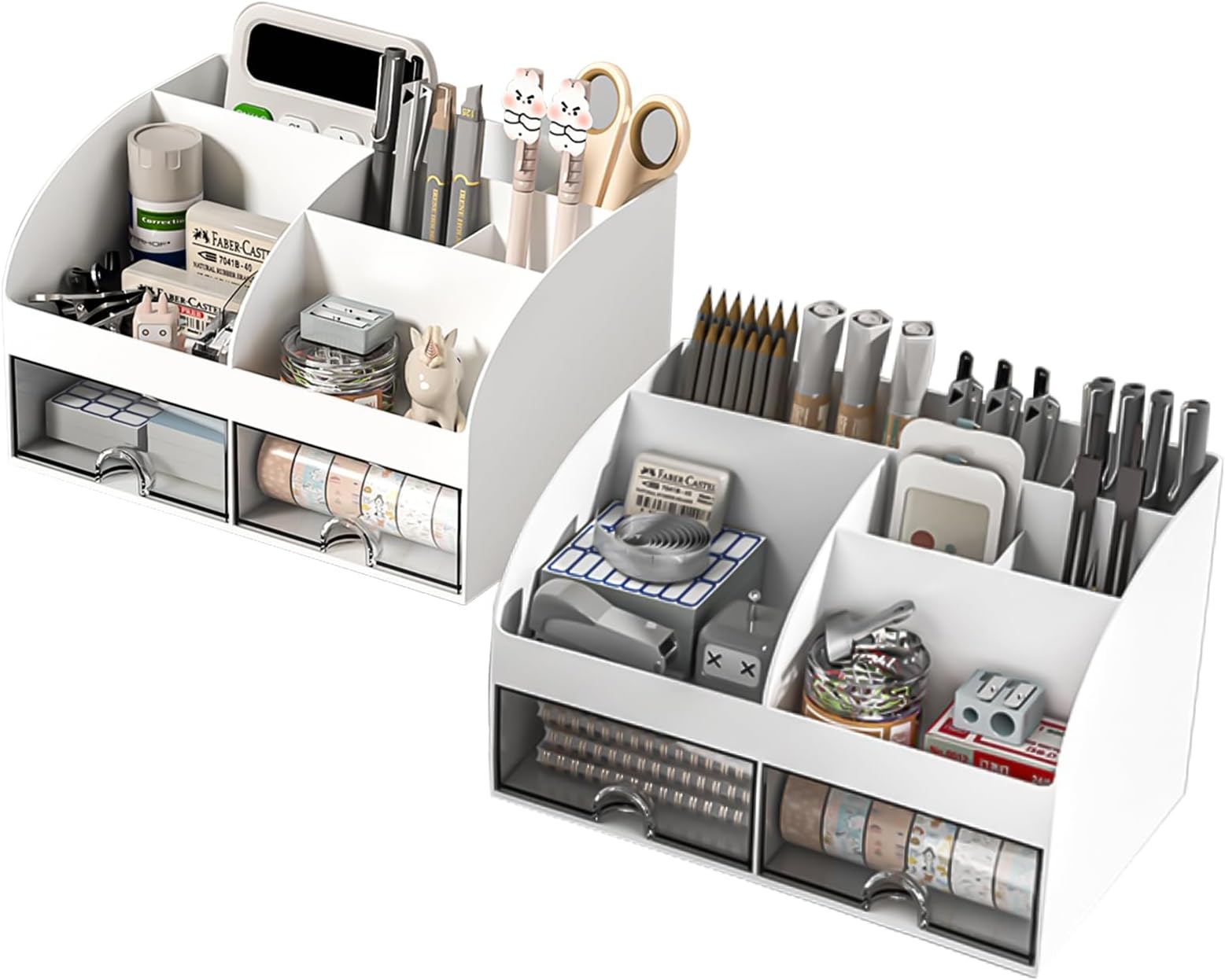 Desk Organizer, Desk Tidy Organiser Desktop Storage Box, Makeup ...