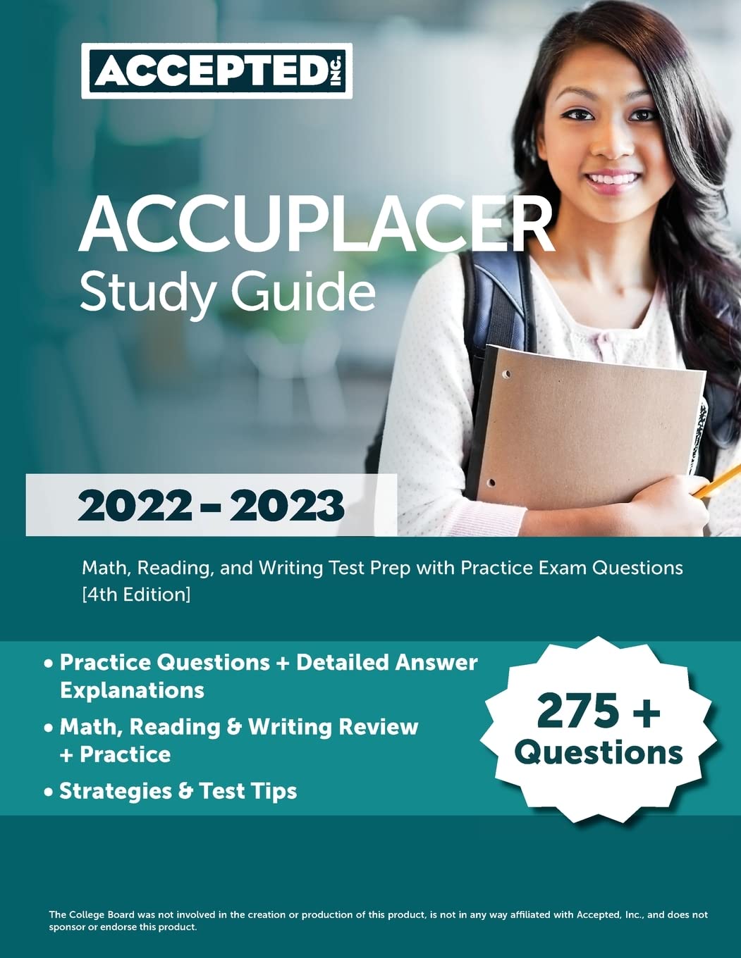 ACCUPLACER Study Guide 2022-2023: Math, Reading, and Writing Test Prep ...