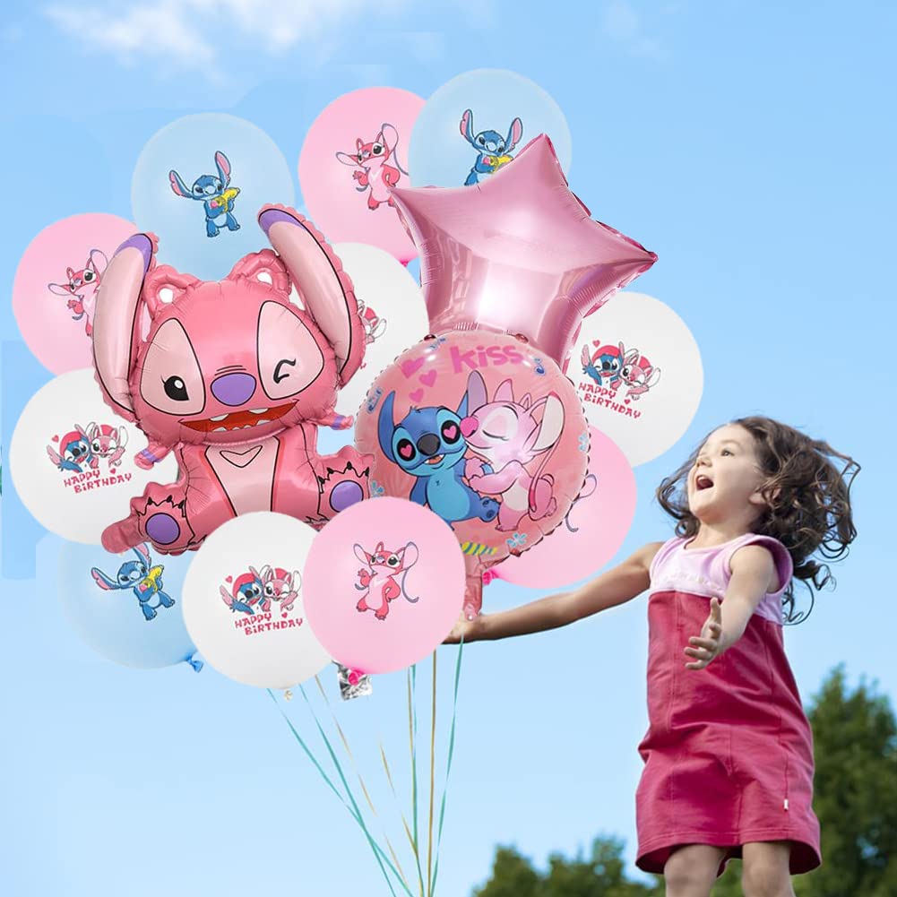 Stitch And Angel Balloons 10-Pack Stitch Foil Balloons - Fun Disney ...