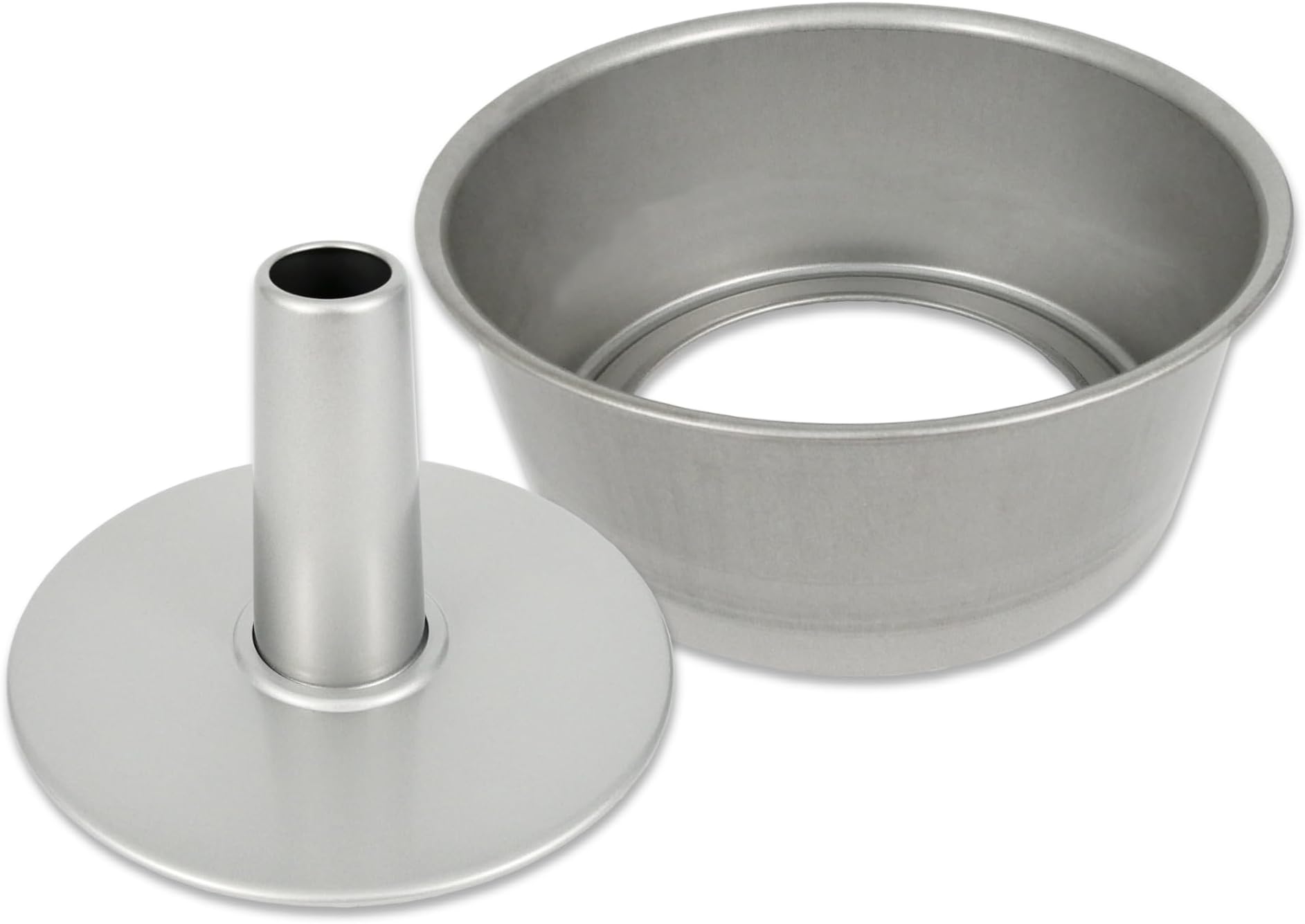 Amazon.com: Wilton Angel Food Tube Cake Pan with Removable Inner Core ...