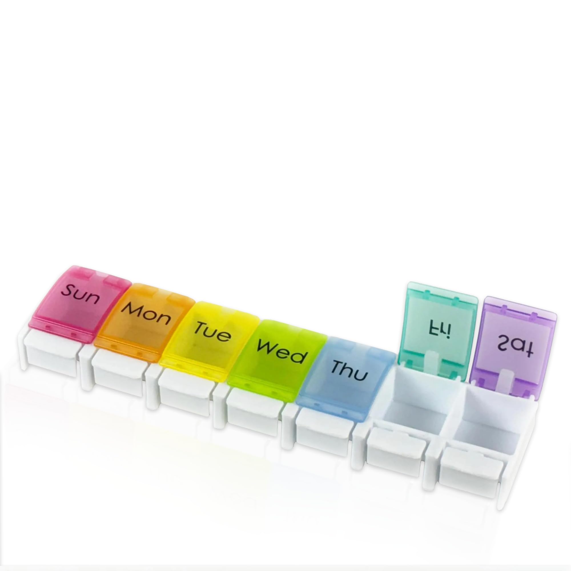 Pill Box, Tablet Organiser, 7 Day Tablet Box, Medicine Storage Box ...