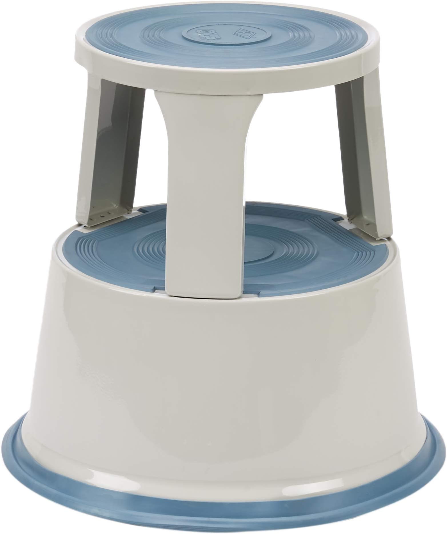Q-Connect Metal Step Stool Light Grey, 44 x 29.5 x 43.5 : Amazon.co.uk ...