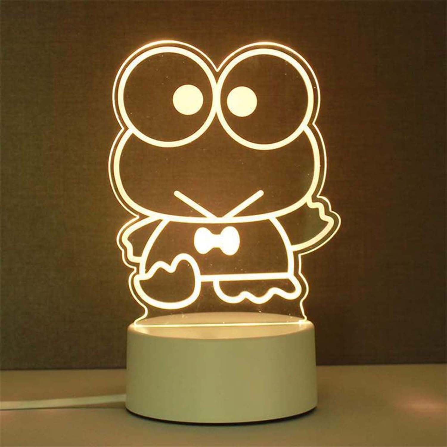 Amazon.com: 3D Cartoon LED Desk Lamp - 3 Color Change Decor Night Light ...