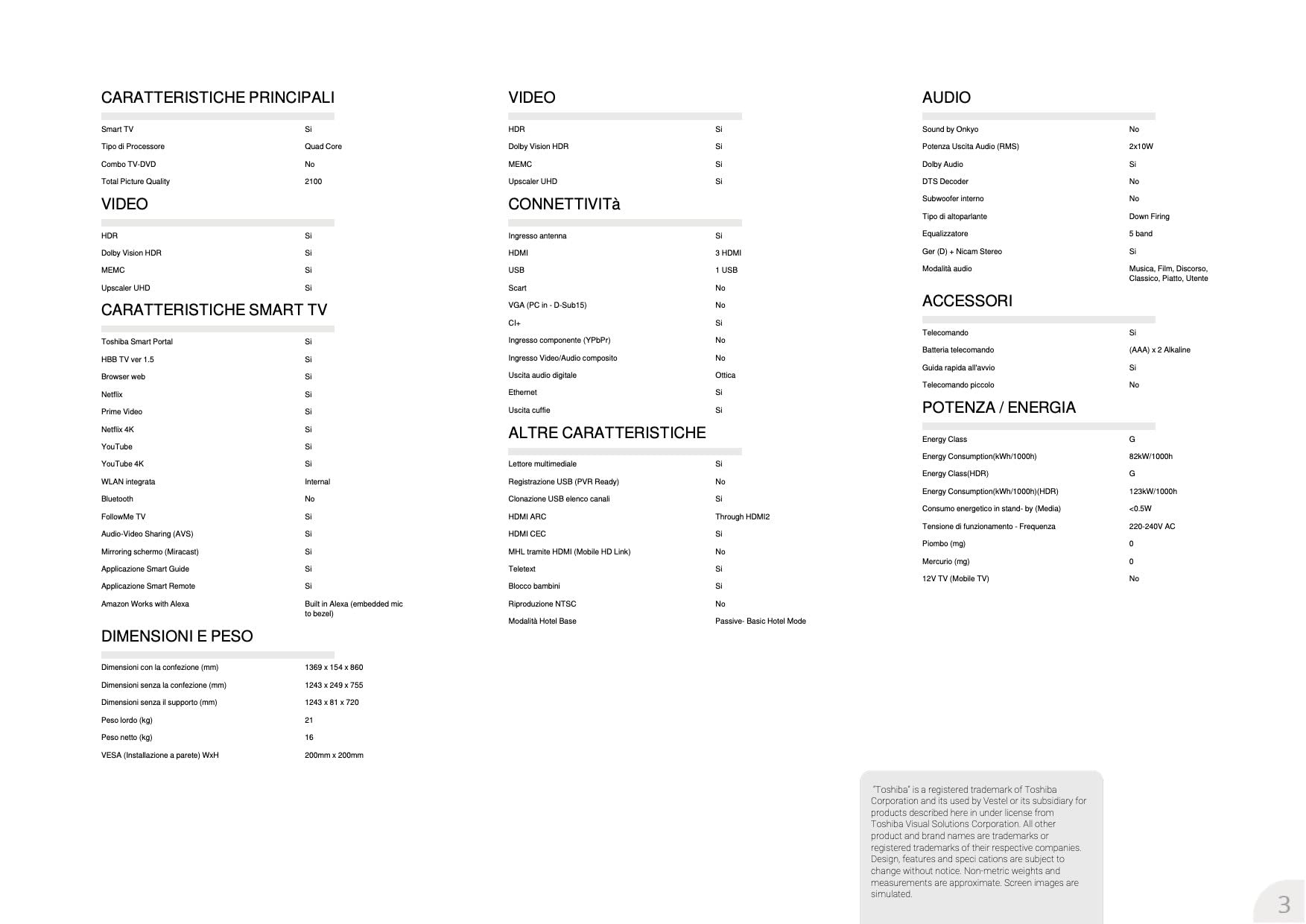 Hisense 43" UHD 4K 2023 43E63KT, Smart TV VIDAA U6, Dolby Vision, HDR ...
