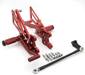 Amazon.com: FXCNC CNC Billet Motorcycle Rearset Foot Pegs Rear Set ...