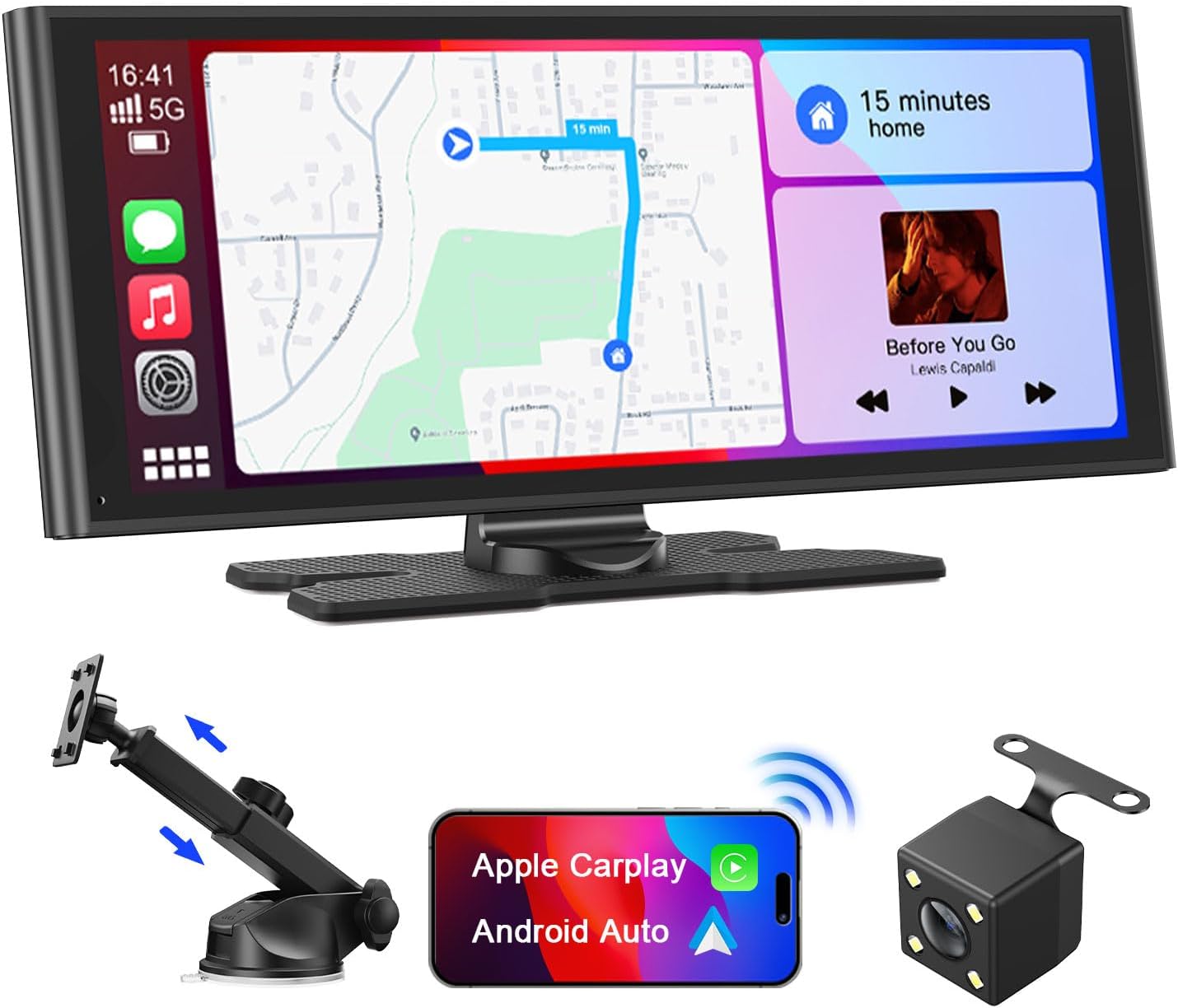 Avylet Carplay Wireless Andriod Auto, schermo per auto IPS 9.26" con ...