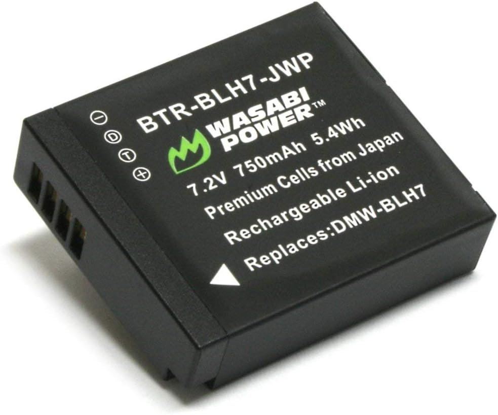 Amazon.com : Wasabi Power Battery for Panasonic DMW-BCJ13 and Panasonic ...