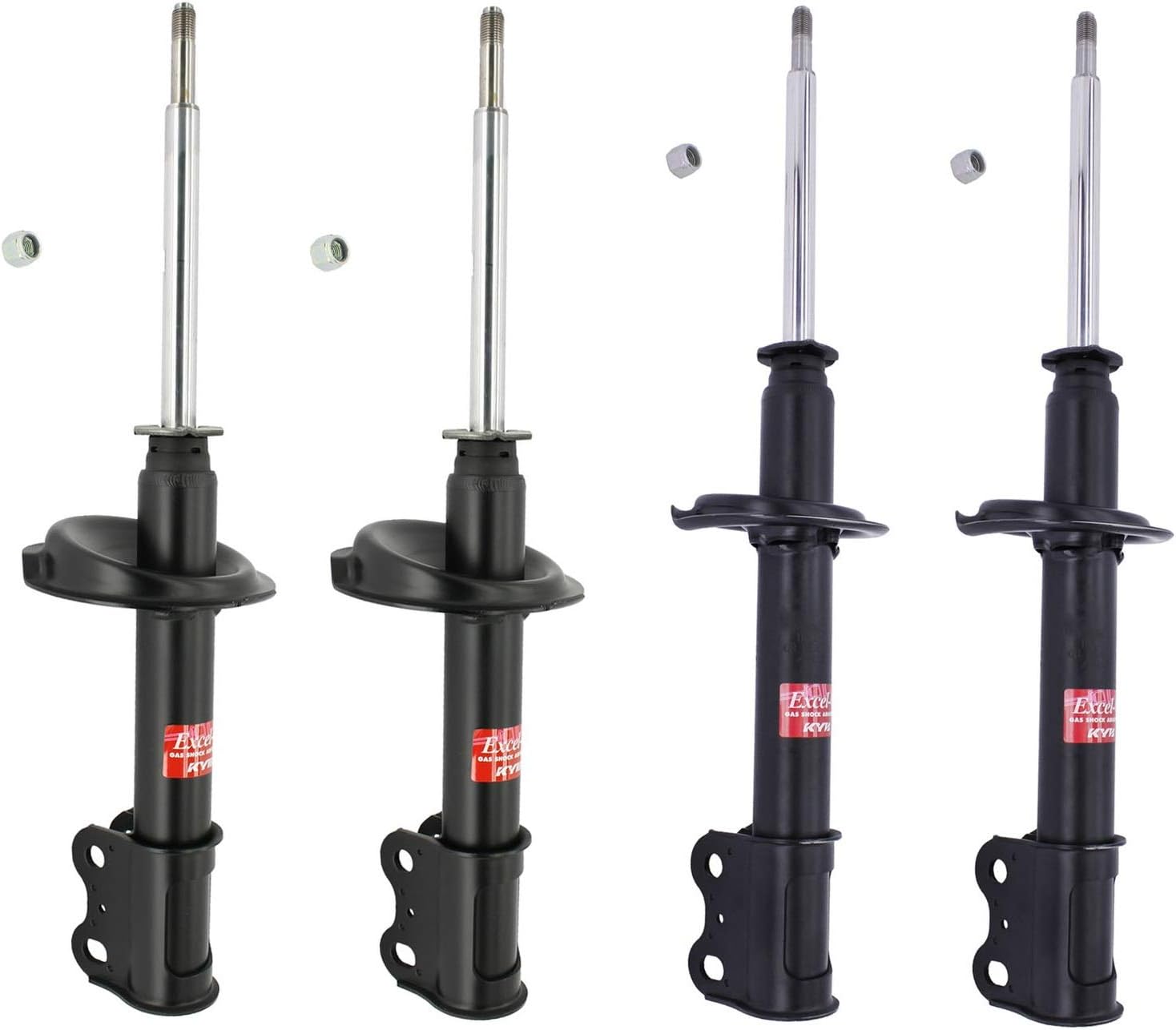 Amazon.com: Front and Rear Newparts Suspension Strut Assembly Kit For ...