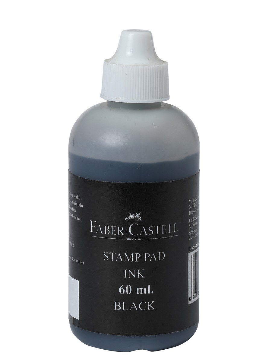 Faber-Castell Stamp Pad Ink - 60ml (Black) : Amazon.in: Office Products