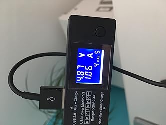 PortaPow 3rd Gen Triple USB + USB-C Power Monitor with Data Blocker ...