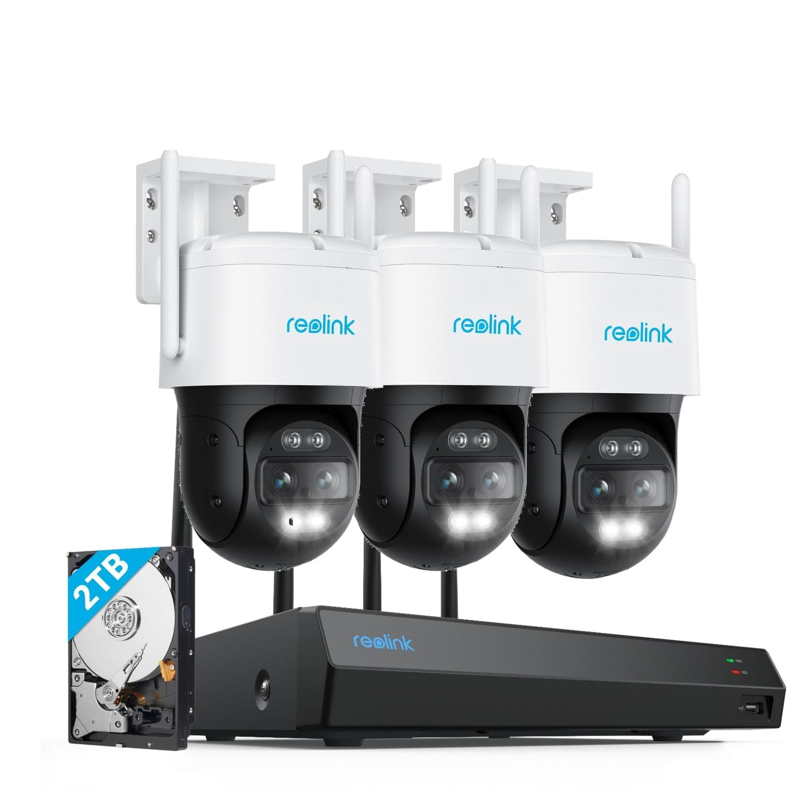 Amazon.com : REOLINK 4K PTZ Camera System, 3pcs Dual-Lens PTZ WiFi ...