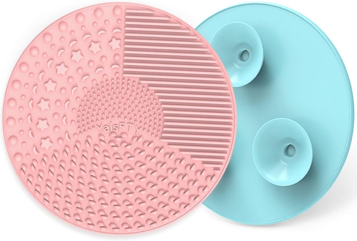 Amazon.com: MINTHE™ Makeup Brush Cleaner Mat | 2 Pack | Silicone Makeup ...