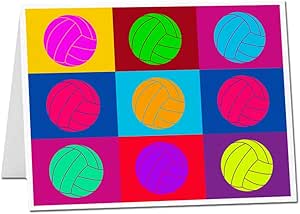Amazon.com : Volleyball Pop Art Stationery : Office Products