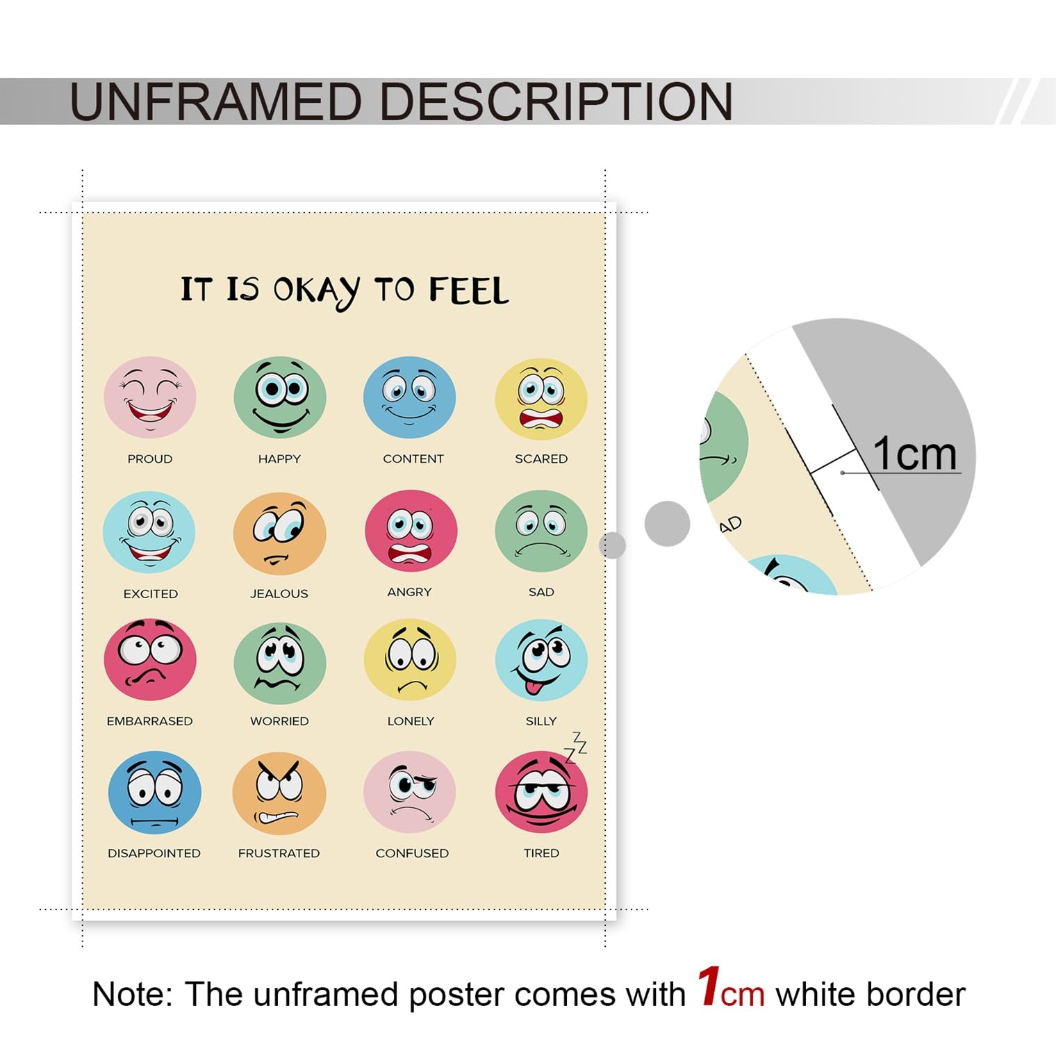Snapklik.com : Xbsifyiooa Feelings Chart, Calming Corner, Preschool ...