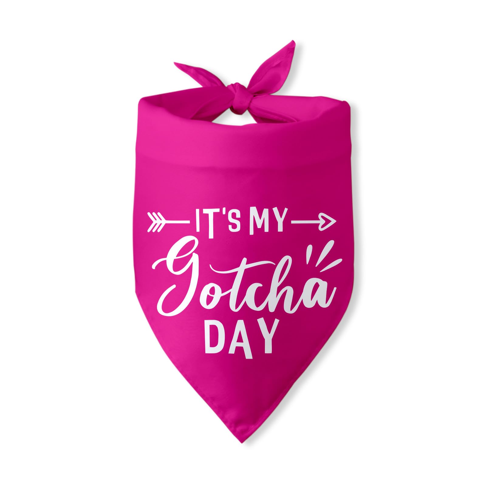 Amazon.com : Gotcha Day Dog Bandana Happy Gotcha Day Dog Scarf ...