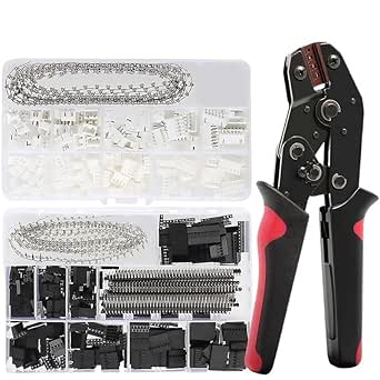 Amazon.com: 460/1550PCS Connector Kit JST-XH 2.54mm Set 2/3/4/5/6Pin Housing Adapter Male/Female ...