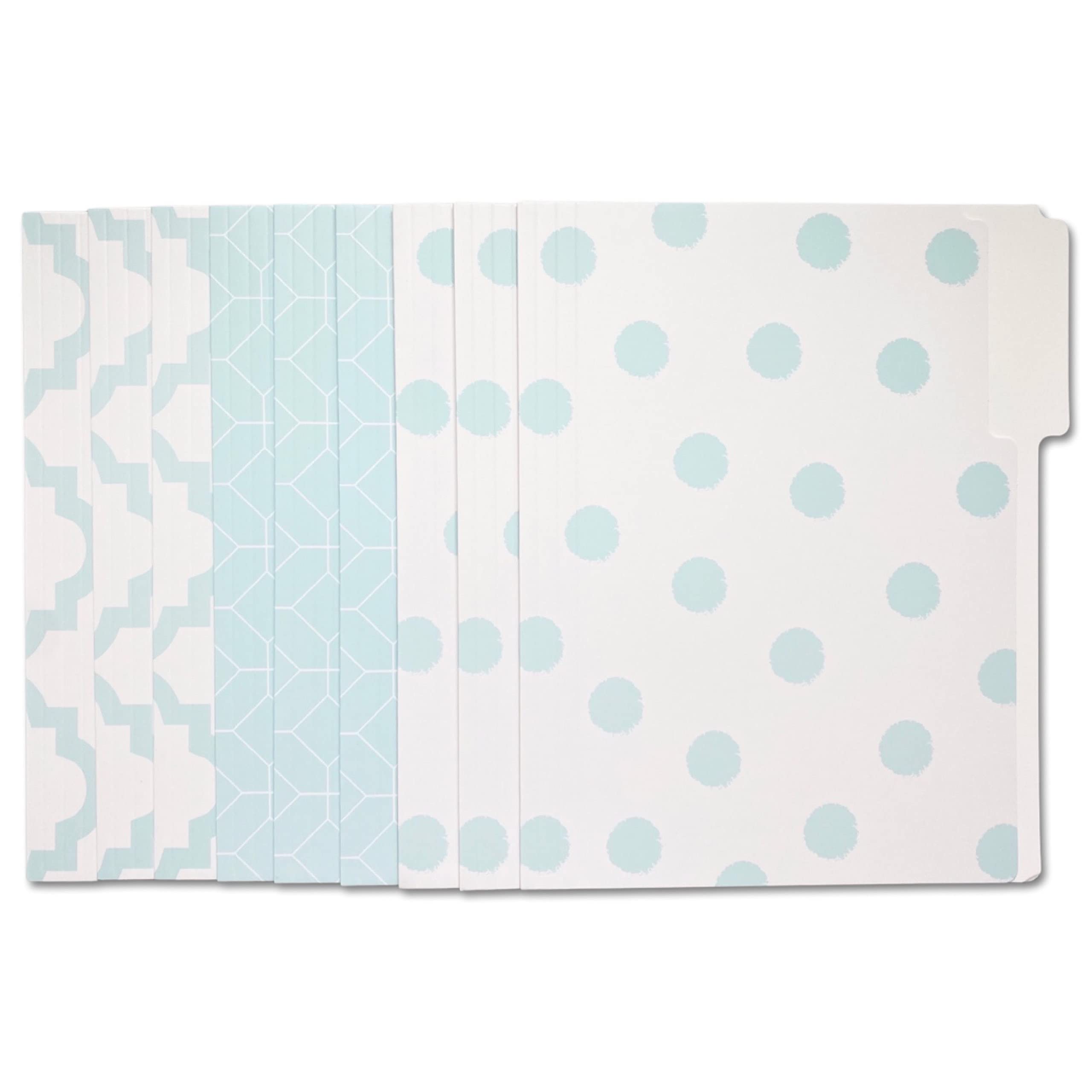 Amazon.com : Designer File Folders by Kahootie Co, Set of 9 Decorative ...
