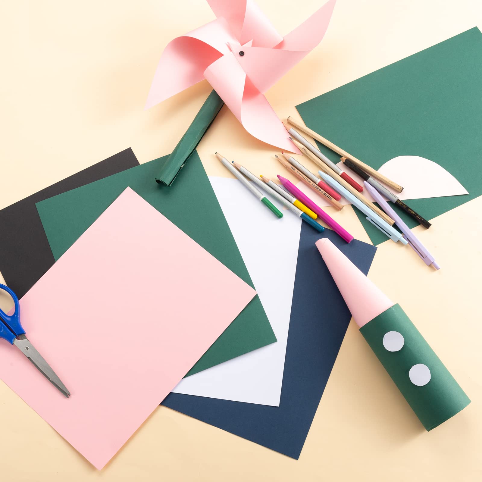 Snapklik.com : 100 Pack Thick Paper Cardstock Blank Heavy Cards Stock ...