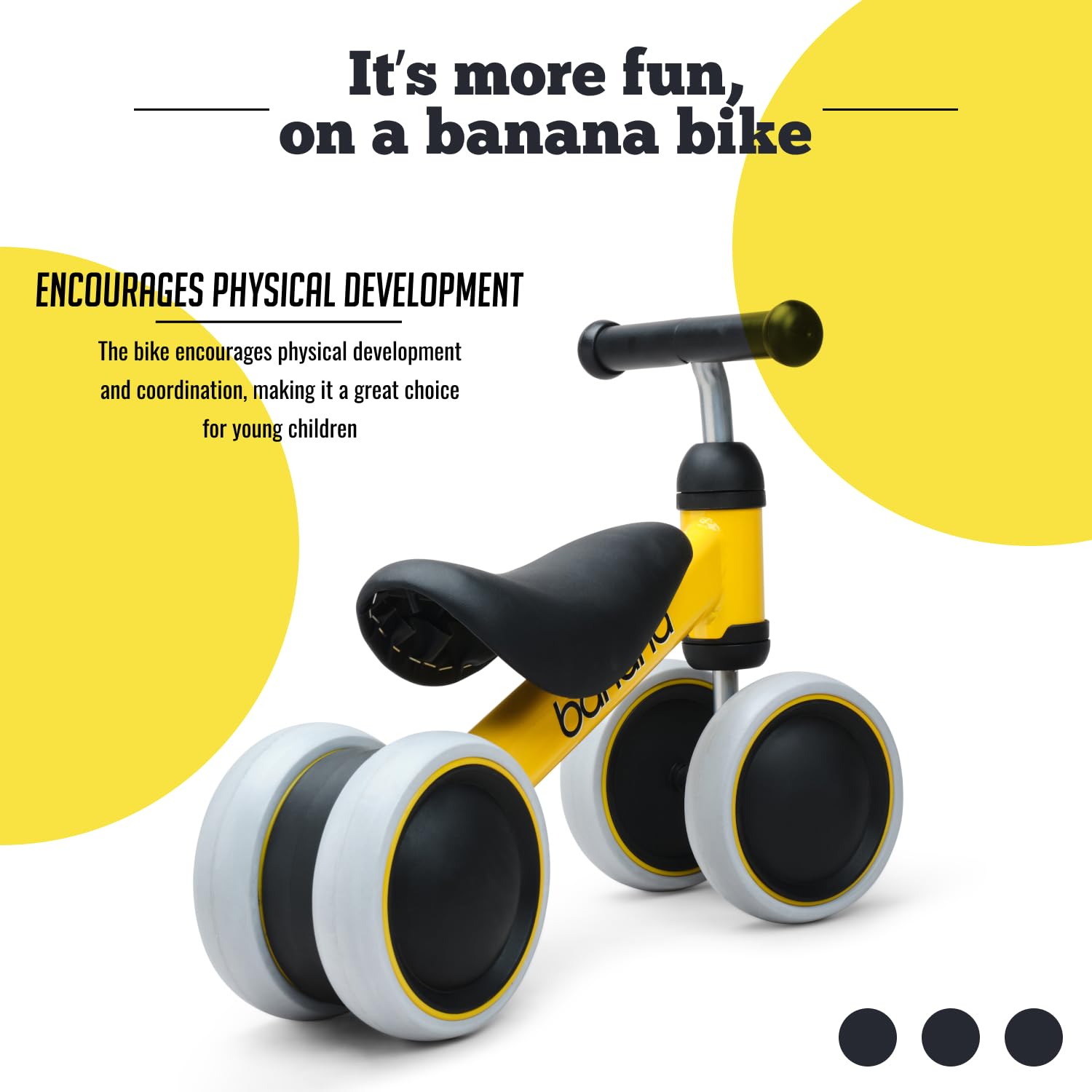 banana bike Kids Balance Bike - Training Toddler Bikes for Kids Ages 2 ...