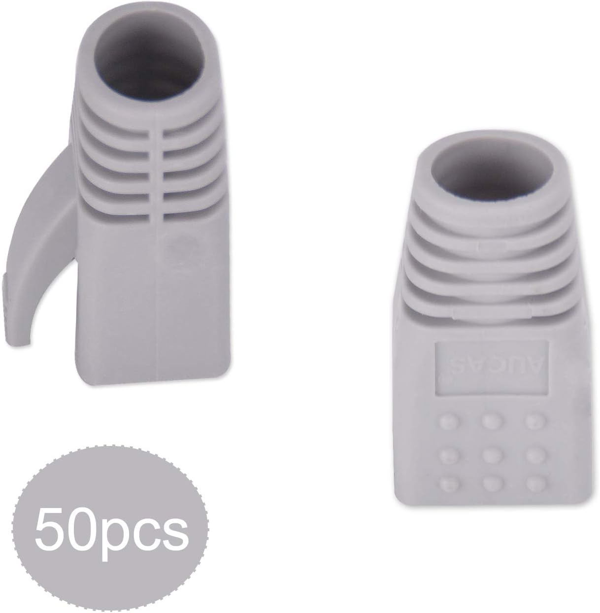 AUCAS rj45 Connector Boots Soft Plastic Cat6e Cat7 Ethernet Network ...
