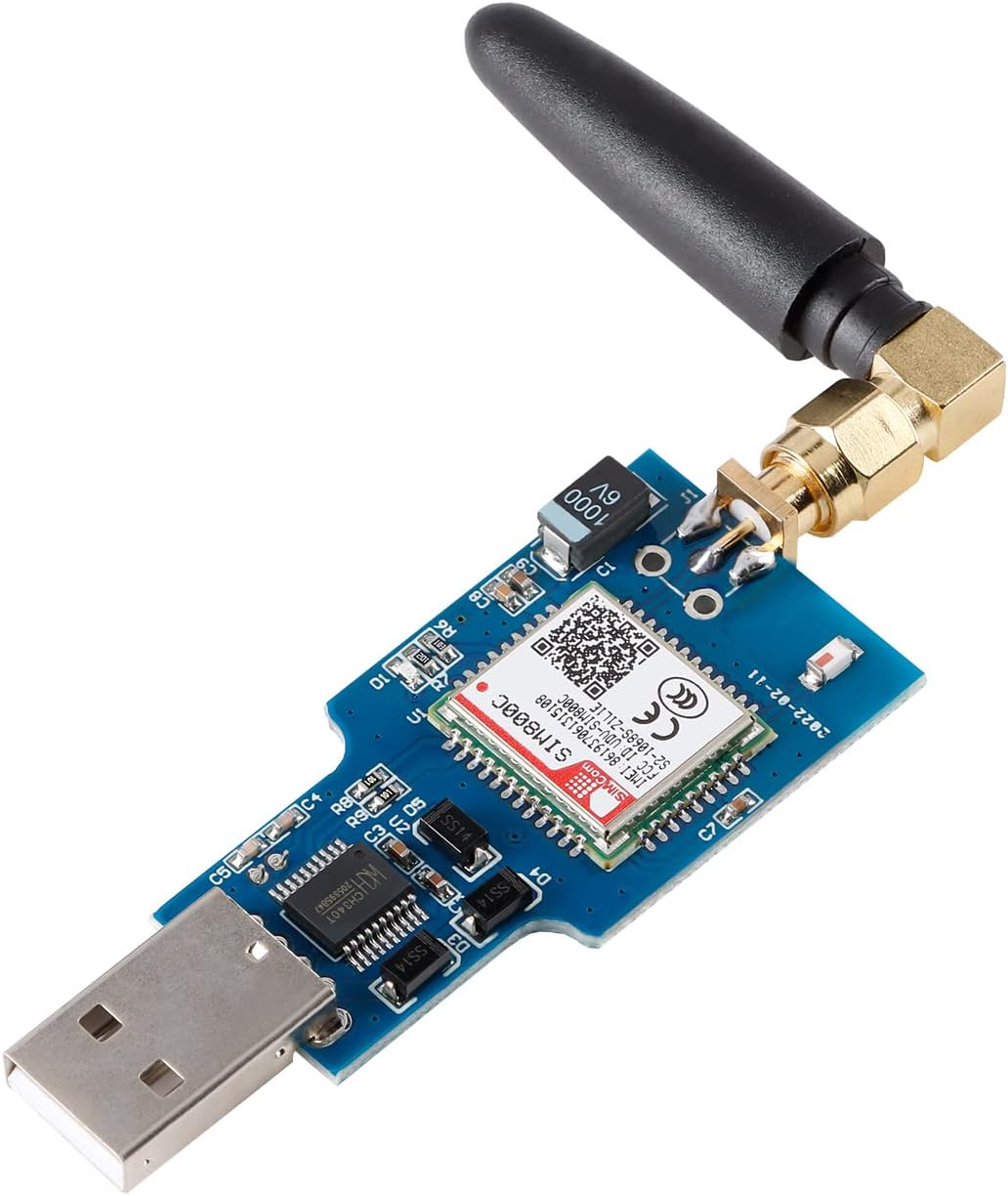 Amazon.com: EC Buying SIM800C USB to GSM Module Quad-Band GSM/GPRS ...