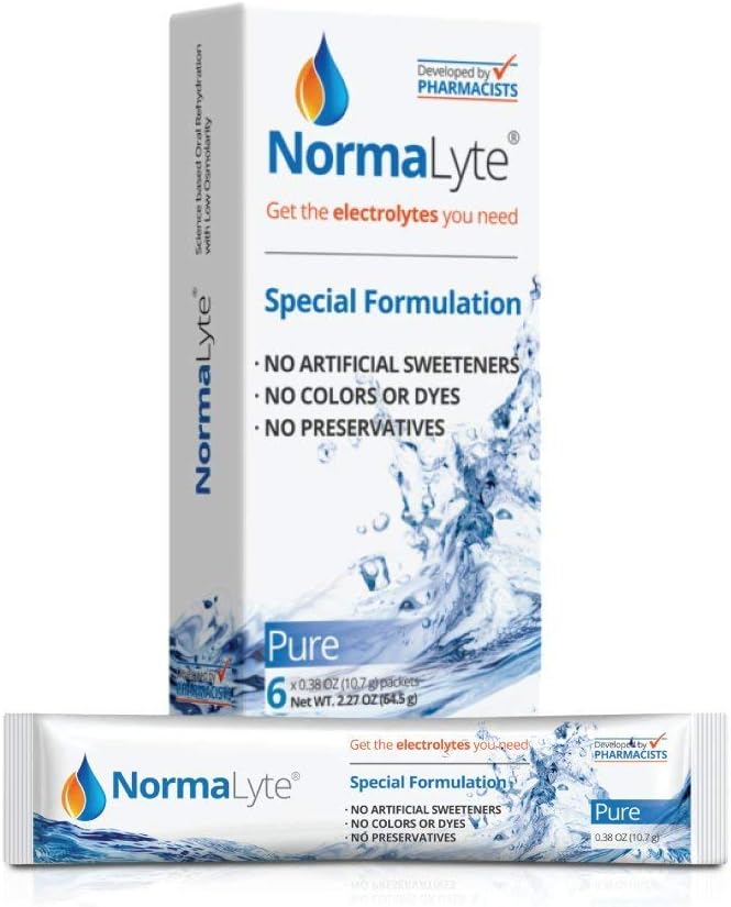 Amazon.com: NormaLyte Oral Rehydration Salts- Pack of 6 (Pure ...