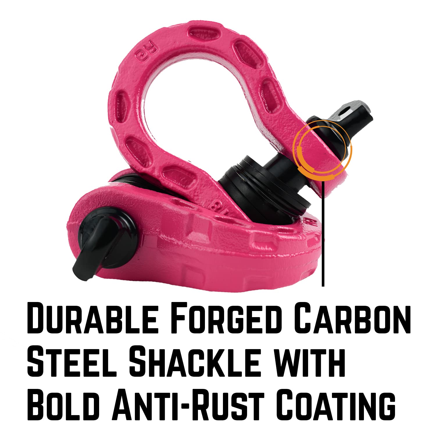 Snapklik.com : GearAmerica Mega Shackles 68,000 Lbs Capacity, Stronger ...