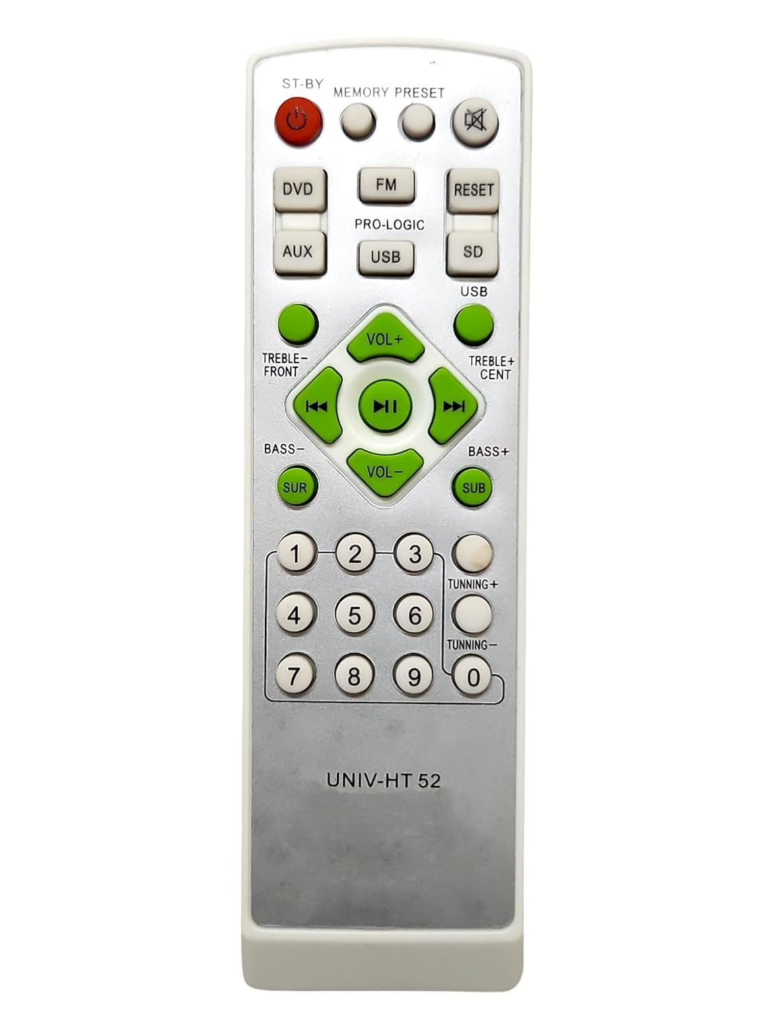 ERNIL UNIV-HT 52 Home Theater Remote Compatible for Dapic/Beston/Ibell ...