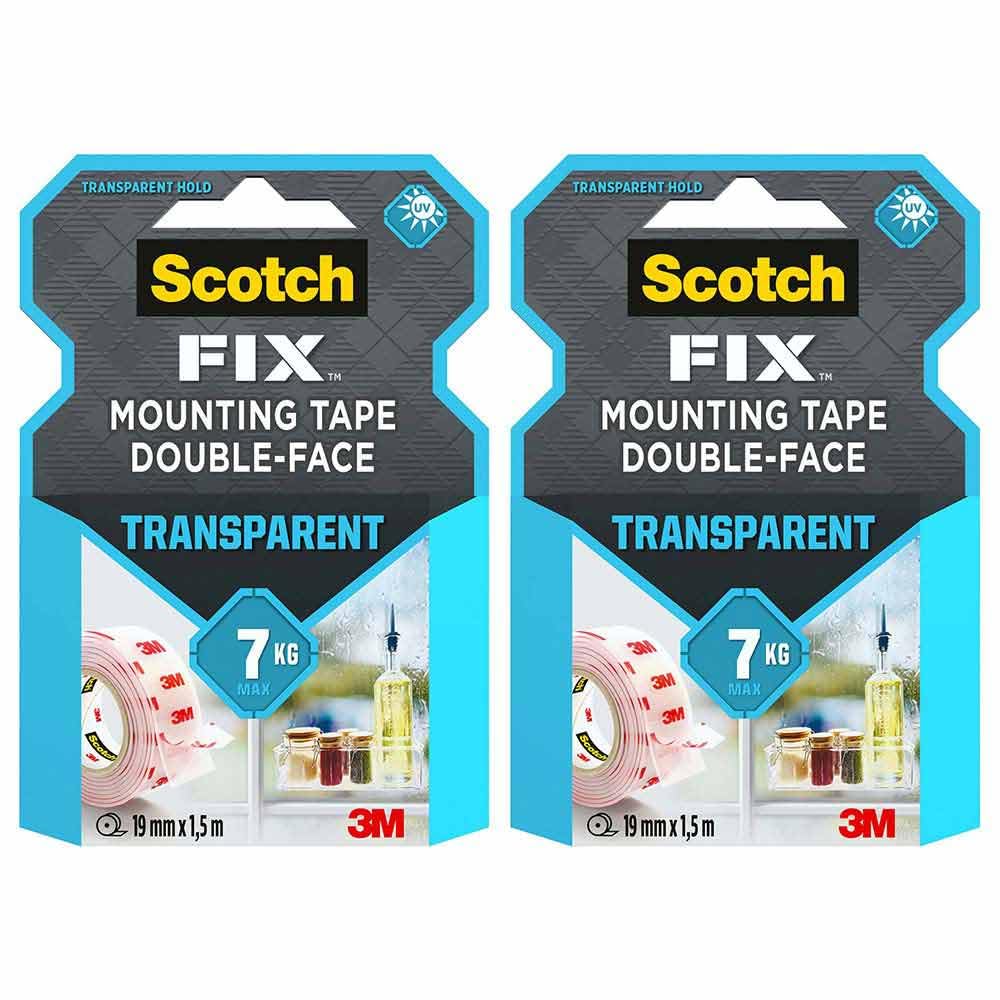 Command Scotch Şeffaf Montaj Bandı 19Mm X 1,5M, 2X : Amazon.com.tr ...