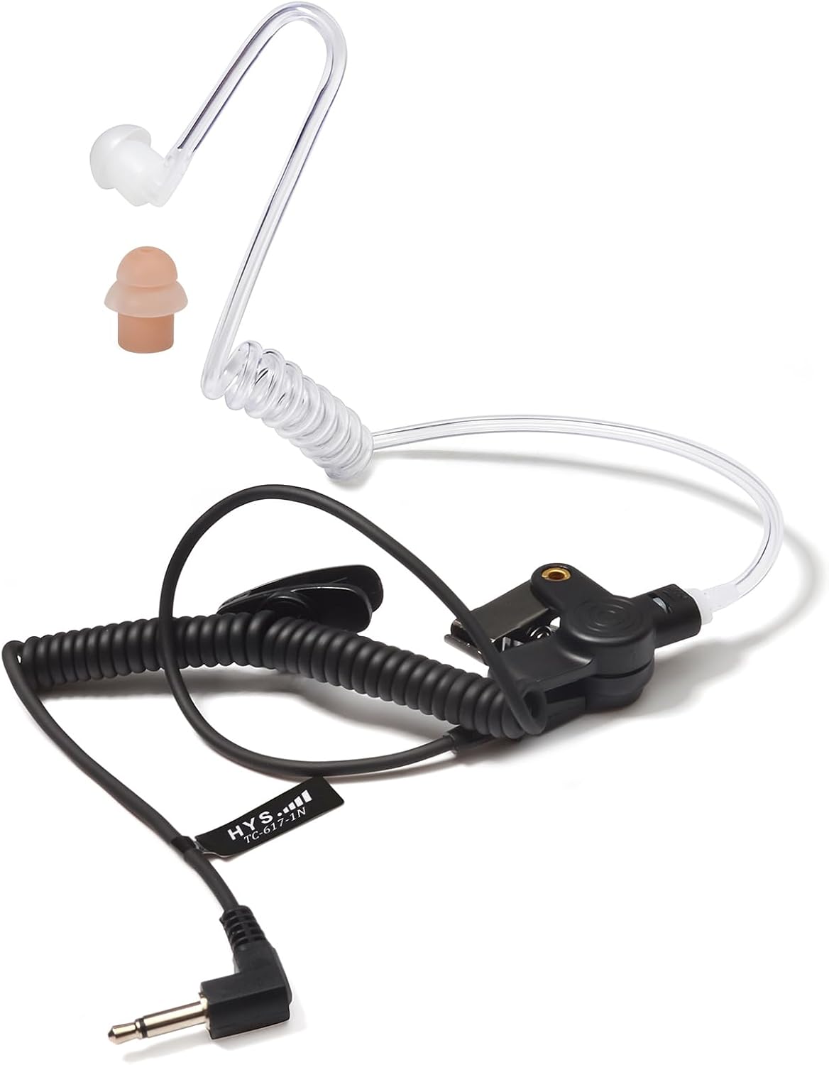 Amazon.com: HYS 1 Wire 3.5mm Receiver/Listen Only Earpiece with ...